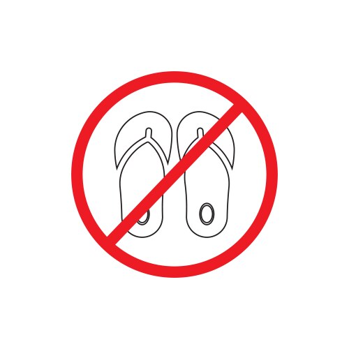 No Slipper Allowed Vector Images (over 100)