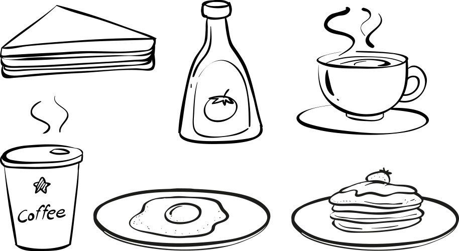 Breakfast Drawing Vector Images (over 67,000)
