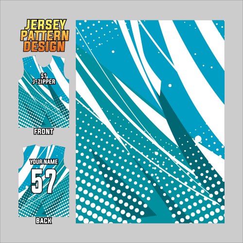 Jersey printing design pattern Royalty Free Vector Image