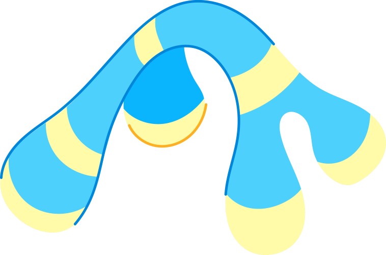 Back neck massage cartoon Royalty Free Vector Image