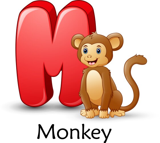 Letter y is for yak cartoon alphabet Royalty Free Vector