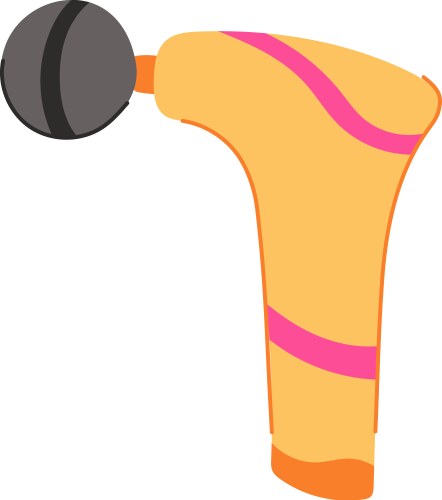 Back neck massage cartoon Royalty Free Vector Image