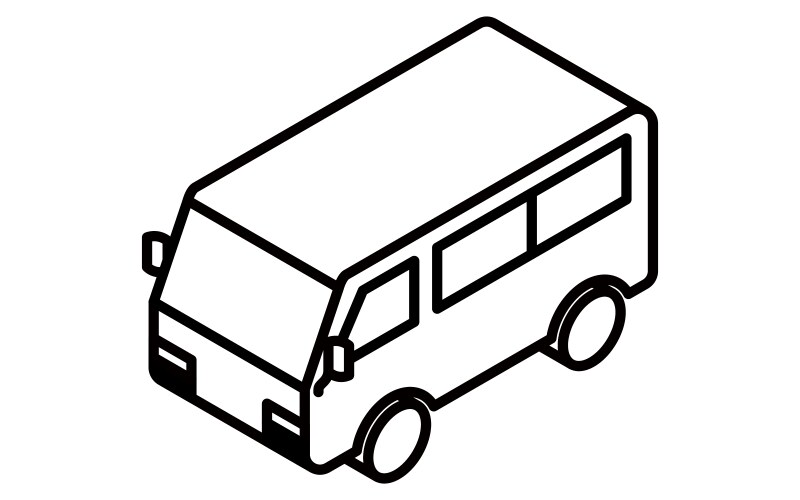 Car isometric line drawing Vector Images & Graphics for Commercial Use ...