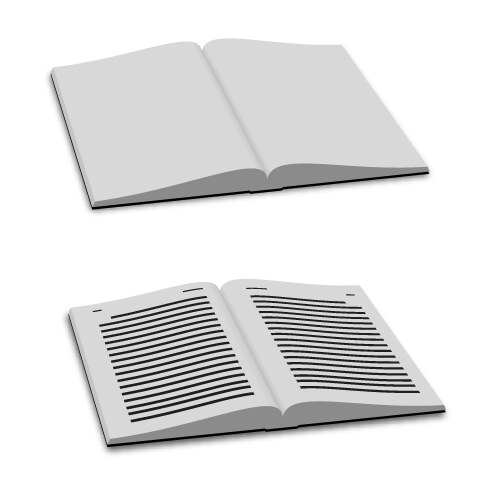 Open book Royalty Free Vector Image - VectorStock