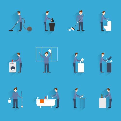 People Cleaning Vector Images (over 63,000)