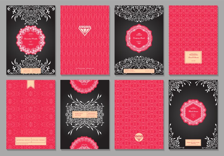 Creative card template Royalty Free Vector Image