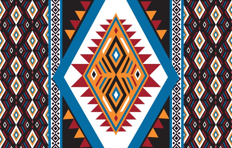 Abstract ethnic tribal wallpaper backdrop Vector Image