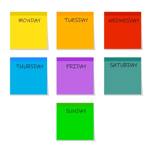 Days of the Week Vector Images (over 100,000)