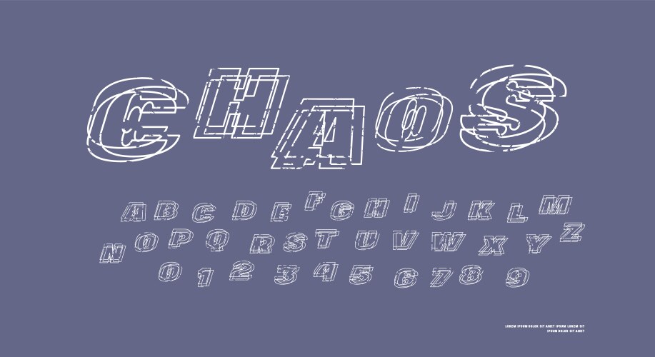 Logo Letter Glitch Distortion Vector Images (over 440)