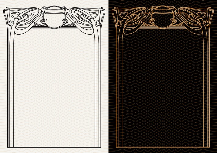 Luxury invitation card background elegant Vector Image