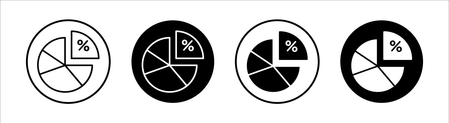 Market share icon Royalty Free Vector Image - VectorStock