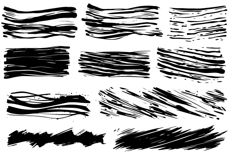 Scribble grunge texture square abstract Royalty Free Vector