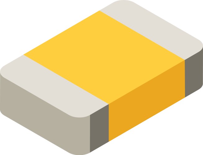 Semiconductor element icon Royalty Free Vector Image