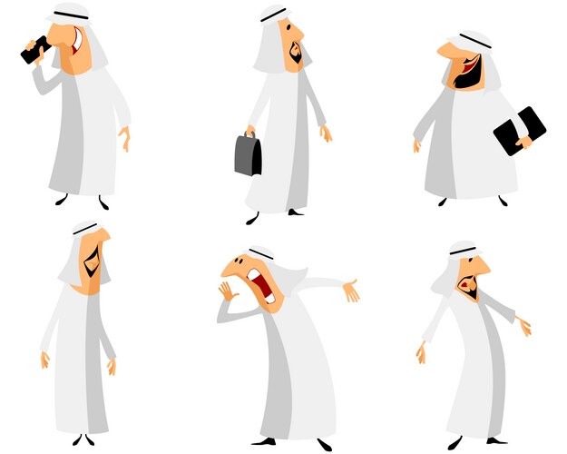 Saudi character Vector Images & Graphics for Commercial Use | VectorStock