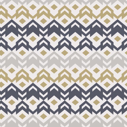 Nordic geometric seamless pattern Royalty Free Vector Image