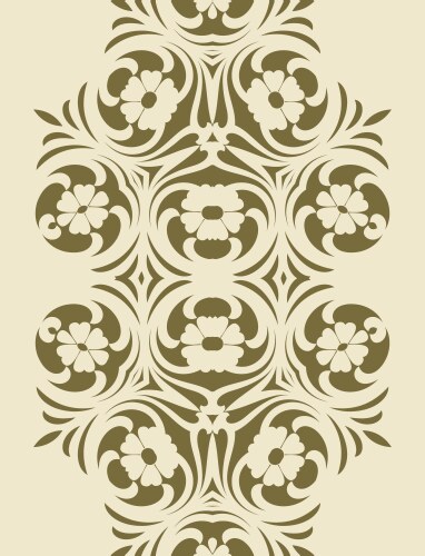 Seamless damask pattern Royalty Free Vector Image
