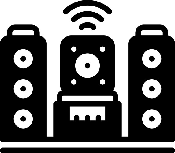 Sound system Royalty Free Vector Image - VectorStock