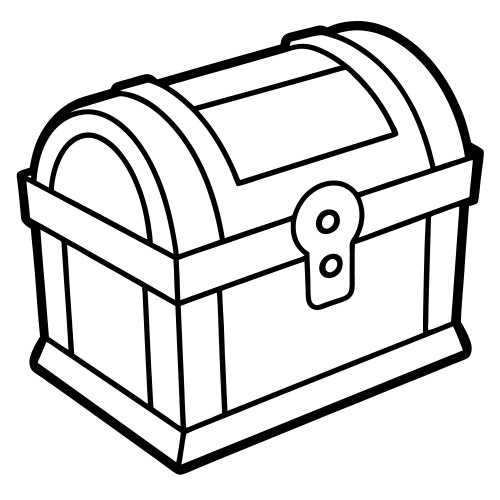 Treasure Chest Line Art Vector Images (over 2,100)