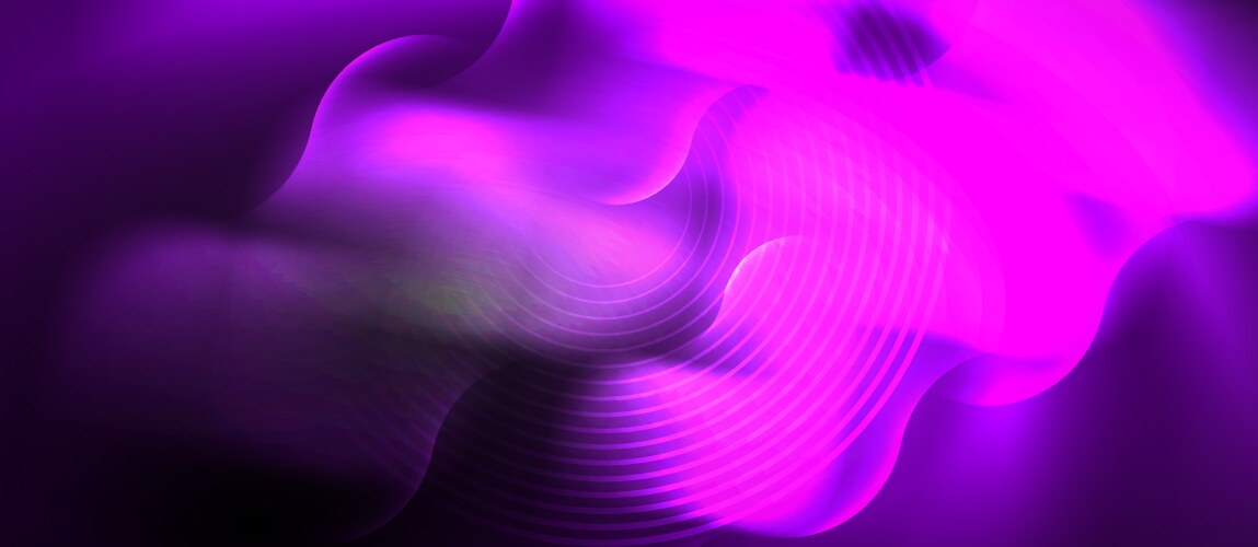 A vibrant purple light illuminates against dark Vector Image