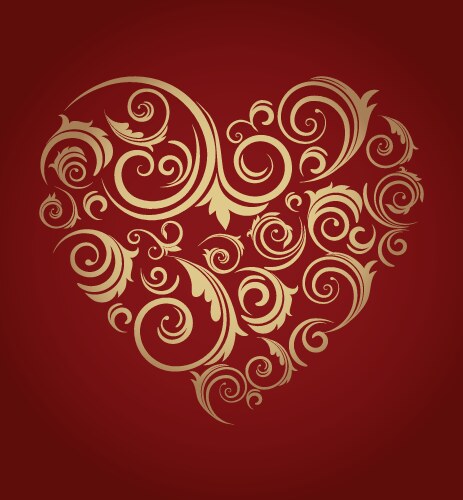 Heart Scroll Vector Images (over 7,600)