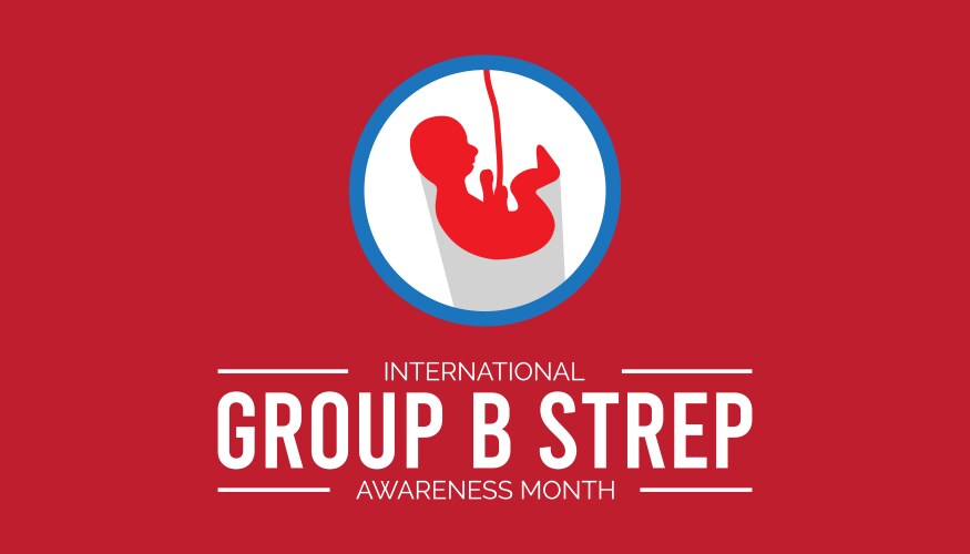 International group b strep awareness month Vector Image