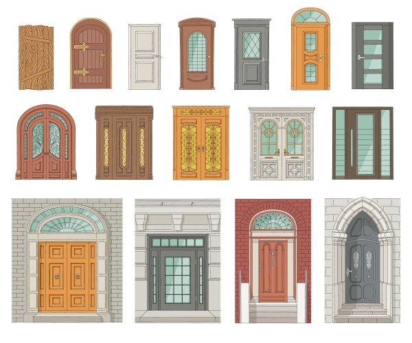 Gothic Style Door Vector Images (over 590)
