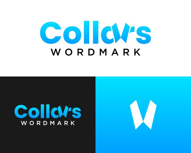 Collars logo Royalty Free Vector Image - VectorStock