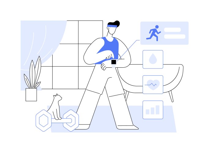 Fitness Tracker Vector Images (over 9,500)