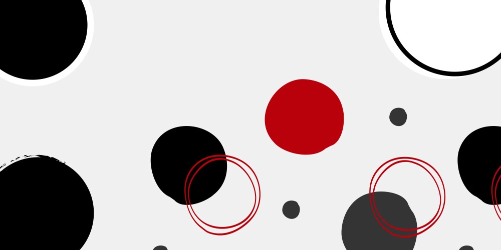 Seamless round pattern background with shapes Vector Image