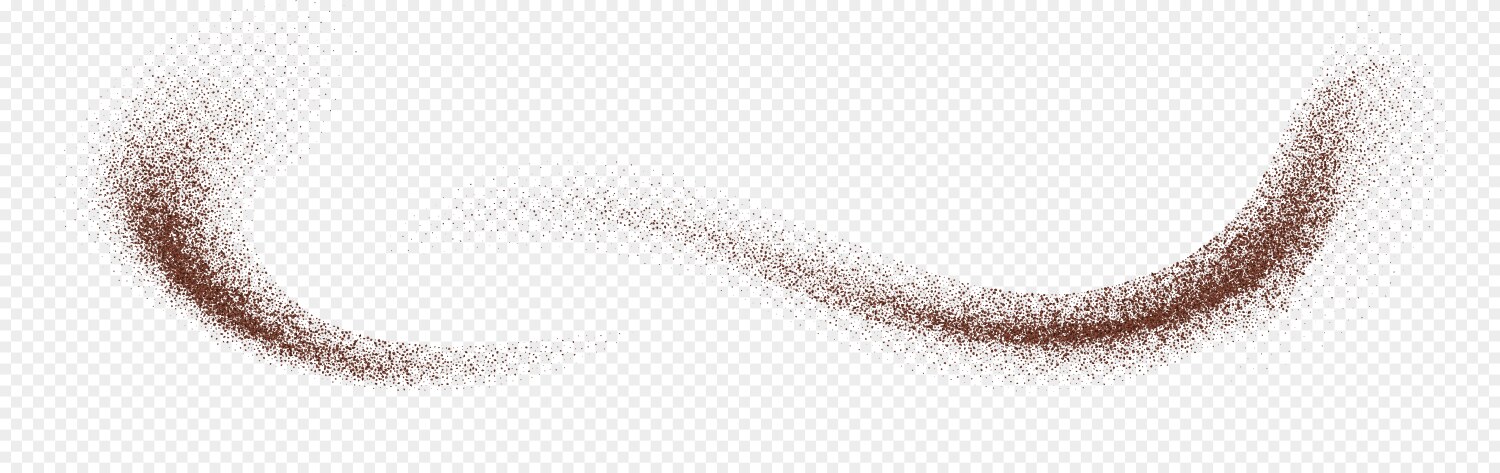 Flying coffee or chocolate powder dust particles Vector Image