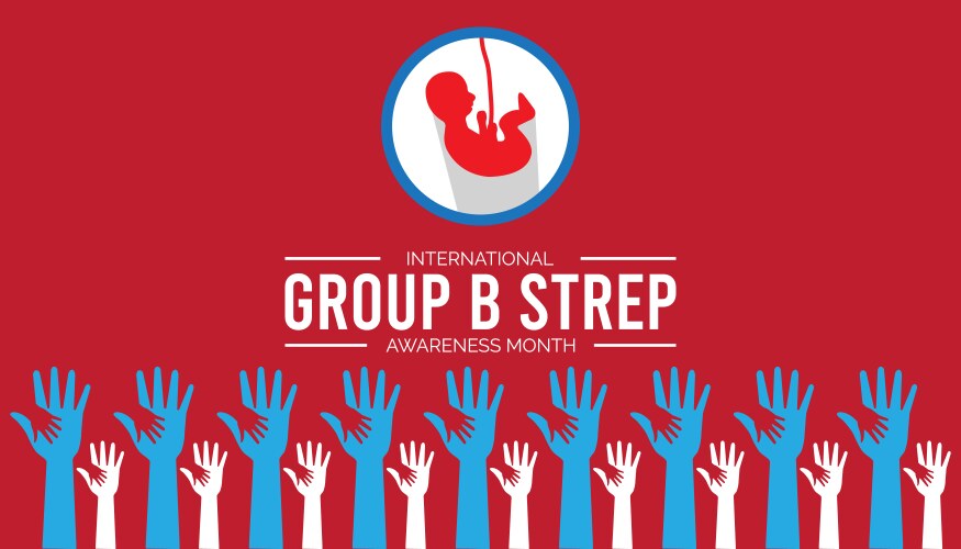International group b strep awareness month Vector Image