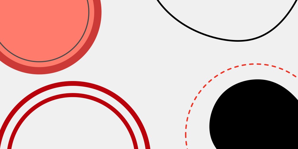 Seamless round pattern background with shapes Vector Image