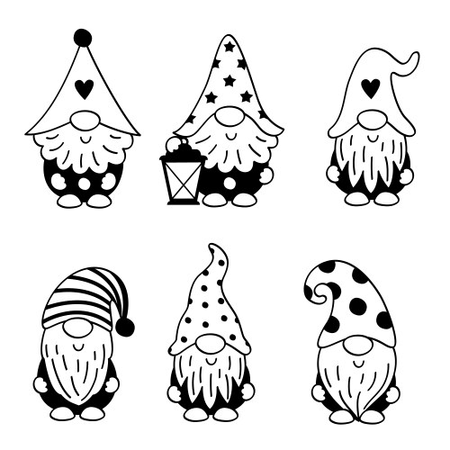 Gnome Outline Vector Images (over 2,100)