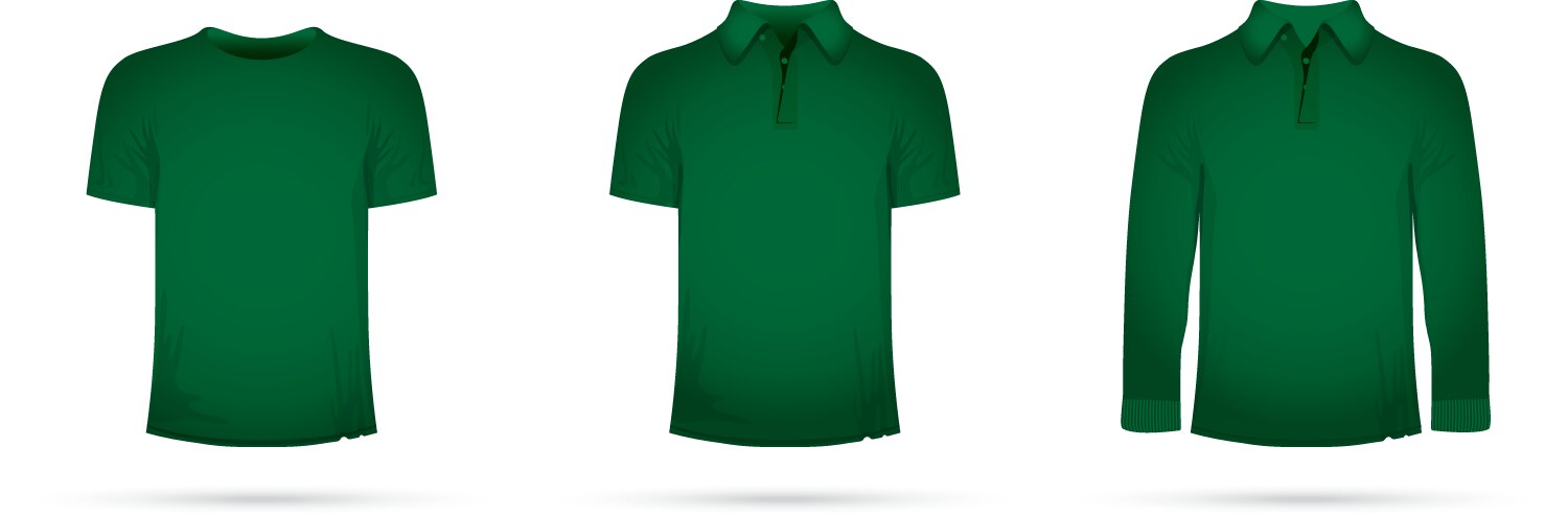 Green Shirt Template Vector Images (over 11,000)