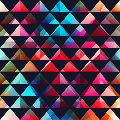 Seamless triangle pattern texture Royalty Free Vector Image