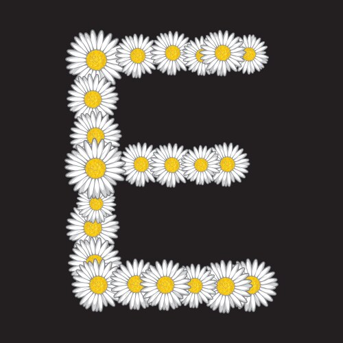 Bele rade slova n Royalty Free Vector Image - VectorStock