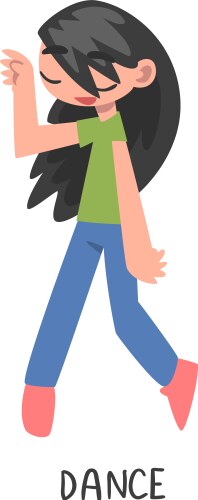 Sleep word verb expressing action Royalty Free Vector Image