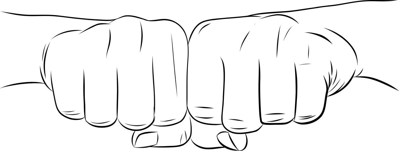 Two Fists Bumping Vector Images (over 440)