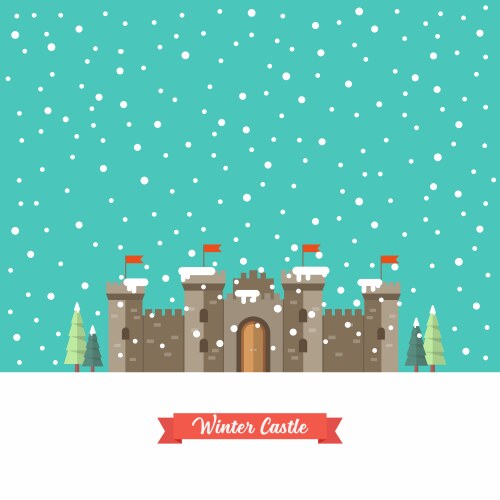 Winter Castle Vector Images (over 1,200)