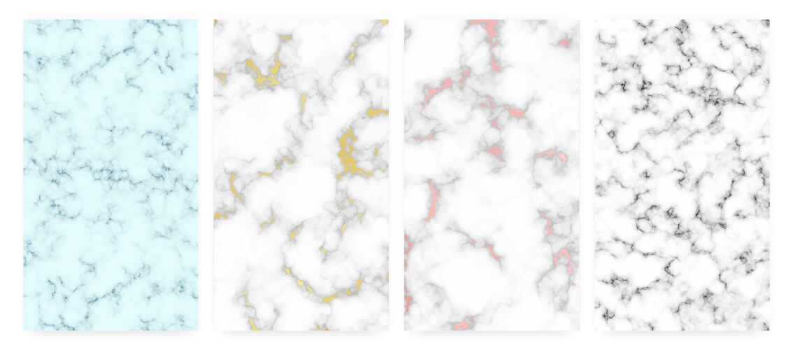 Set of marble texture backgrounds Royalty Free Vector Image