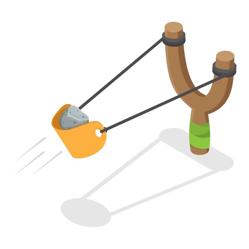 3d isometric flat set of signboard Royalty Free Vector Image