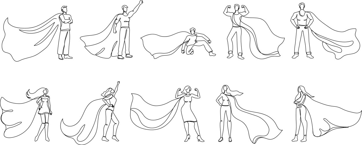 Female Super Hero Outline Vector Images (over 340)