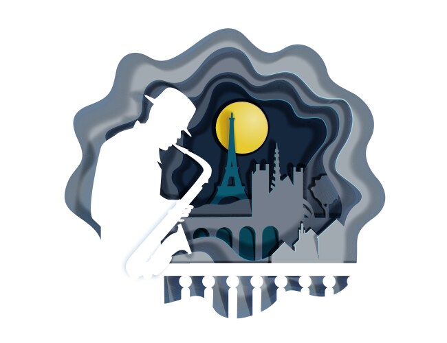 Rock band concert flat Royalty Free Vector Image