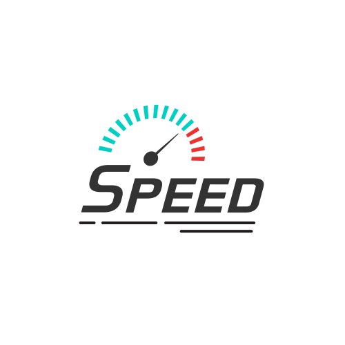 Full speed logo Royalty Free Vector Image - VectorStock