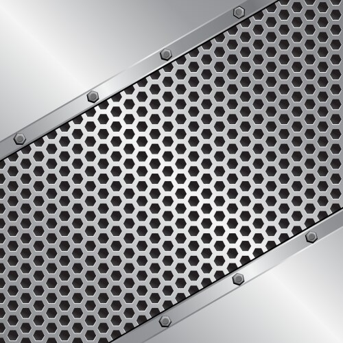 Abstract silver metal background made from Vector Image