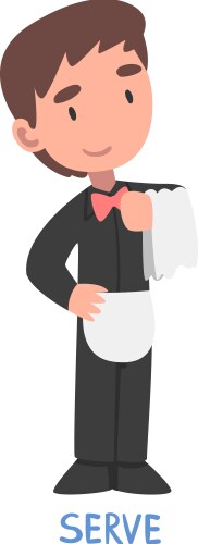 Wash word verb expressing action Royalty Free Vector Image