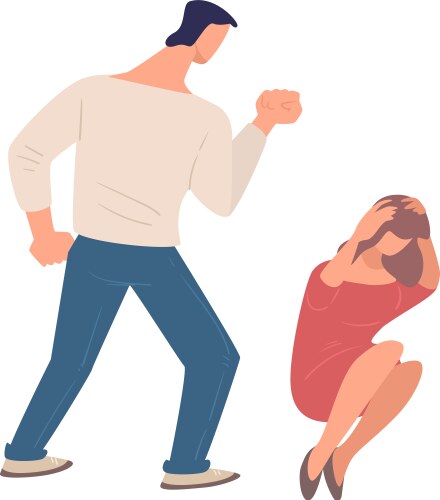 Cavewoman character cartoon walking ancient Vector Image