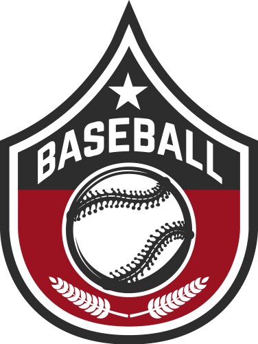 Baseball team logo Royalty Free Vector Image - VectorStock