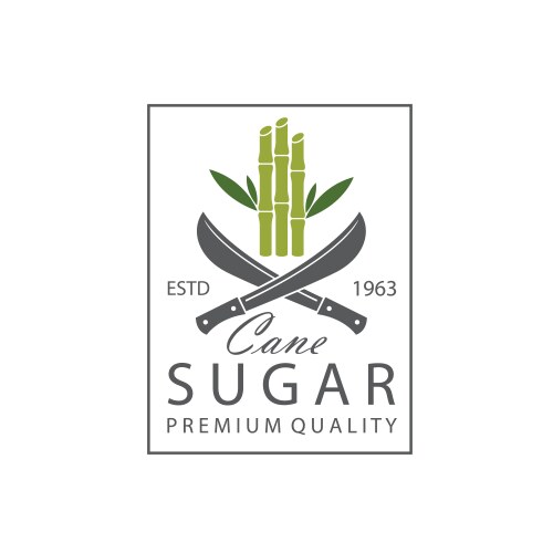 A digram of sugar production Royalty Free Vector Image