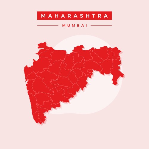 Maharashtra map Vector Images & Graphics for Commercial Use | VectorStock